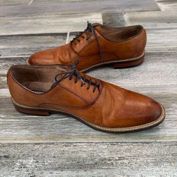 Aston Gray | Shoes | Aston Grey Collection Leu Oxfords Chestnut Lace Up Mens Dress Shoes Leather ...